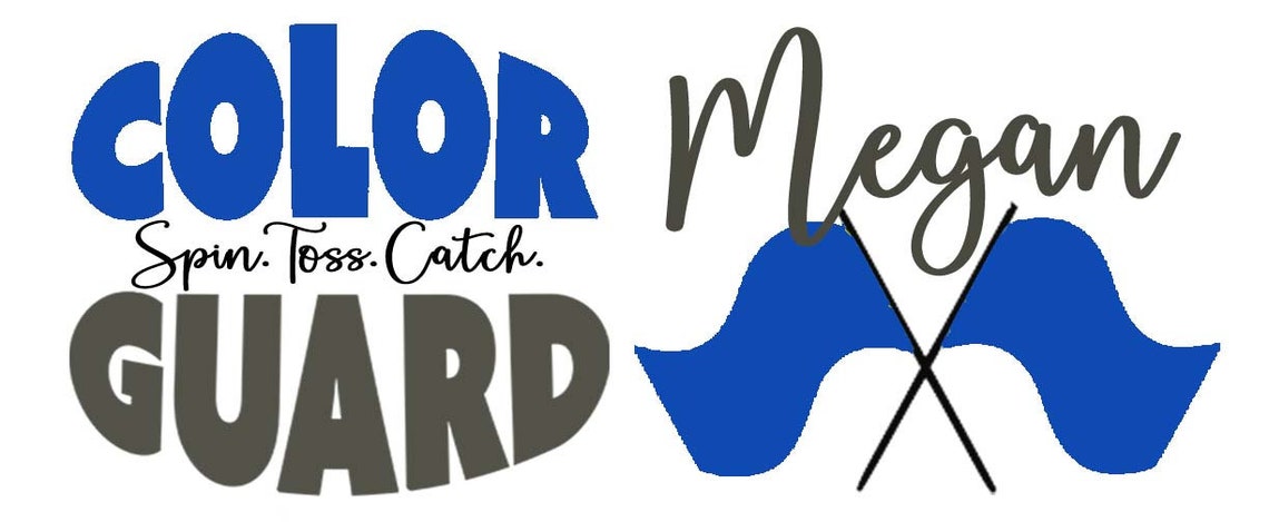 Color Guard Personalized Make up Bag. Custom Flag Core Bag. - Etsy