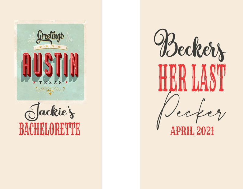 Austin Party Huggers. Austin Bachelorette or Birthday Party - Etsy