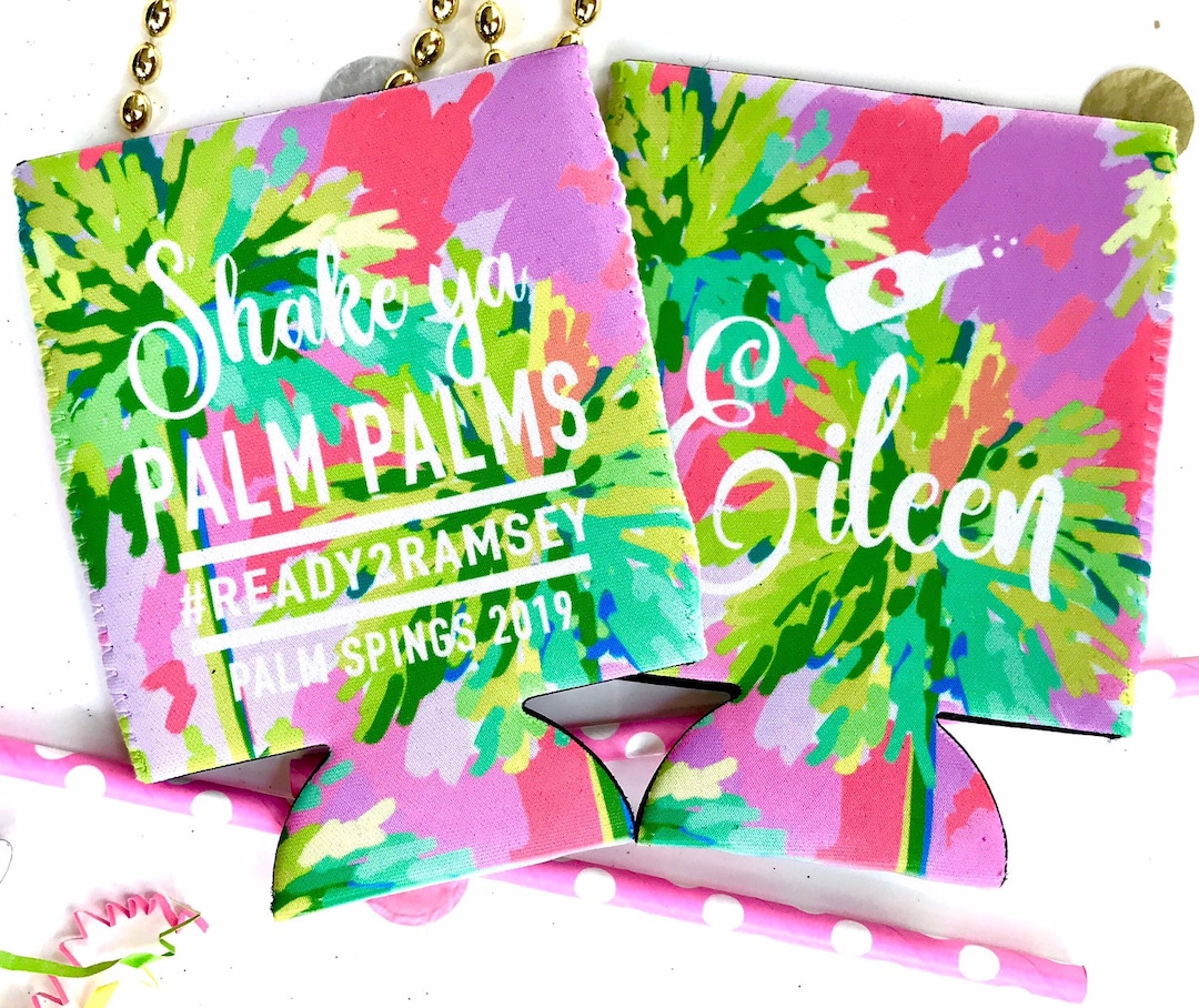 Palm Tree Tropical Bachelorette or Birthday Beach Favors. Hawaii Beach ...