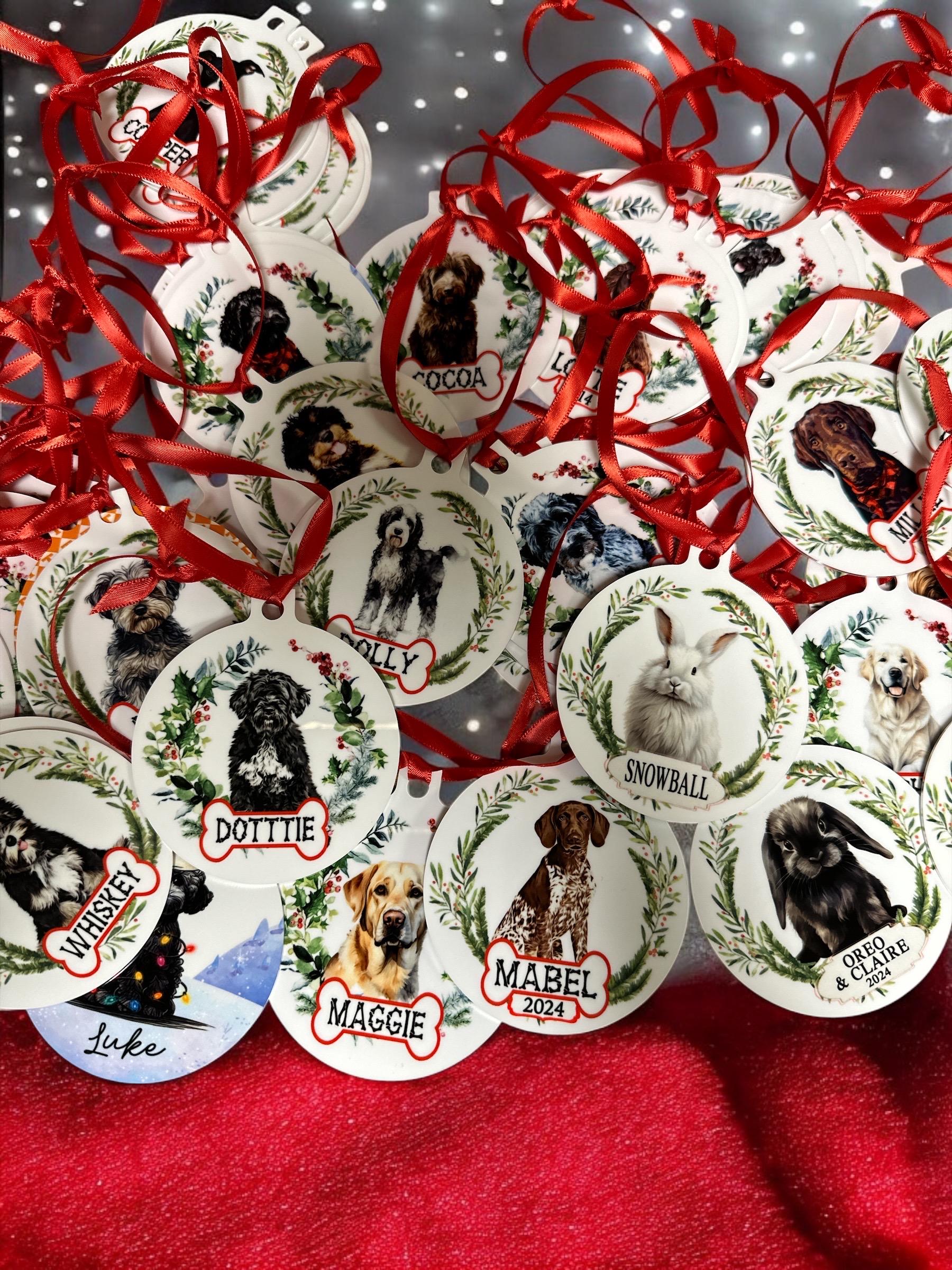 Yorkipoo Dog Ornaments. Personalized Yorkie Poo Dog Present! Yorkshire ...