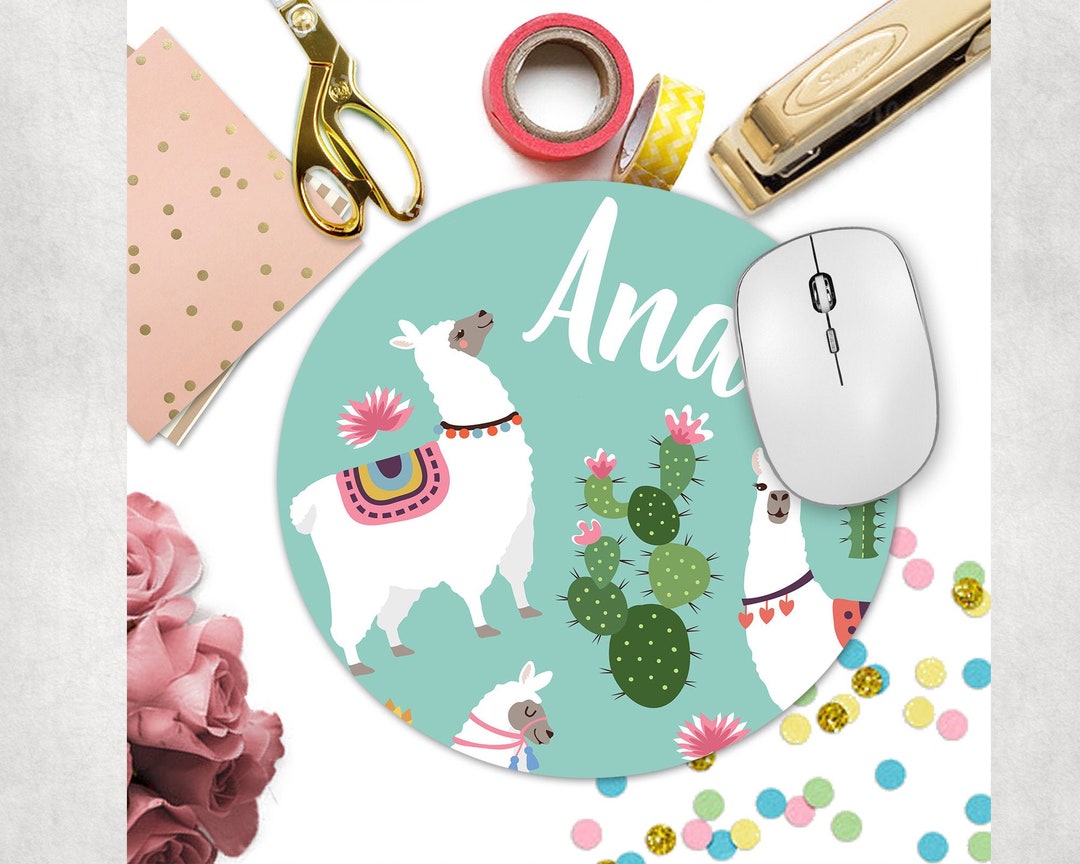 Llama Mouse Pad. Personalized Llama Gift. - Etsy