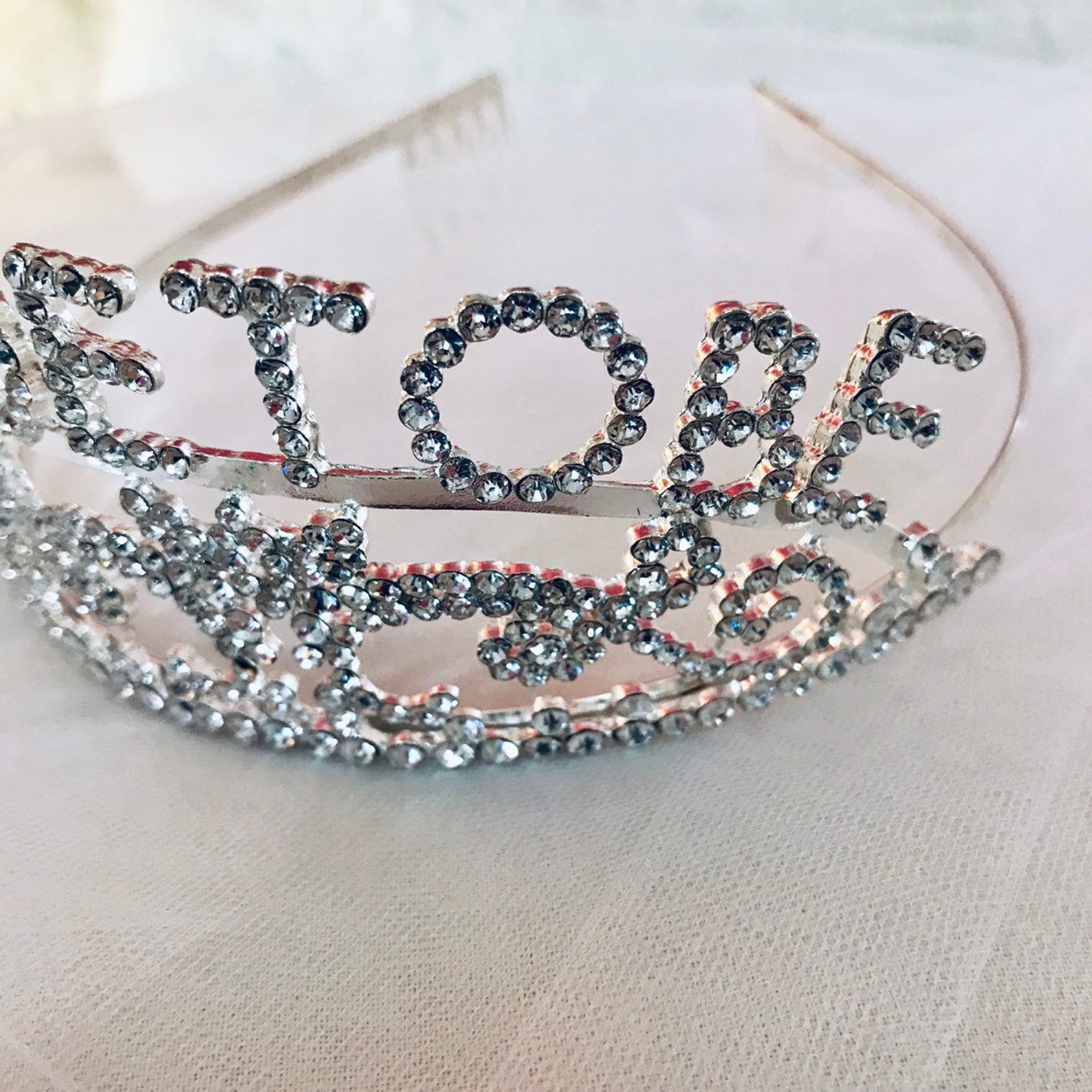 Bride to Be Tiara, Bachelorette Party Tiara, Crown, Bridal Shower - Etsy