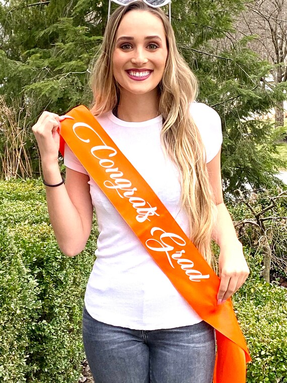 Graduation Girl Glitter 4 Satin Sash. Graduation Party - Etsy