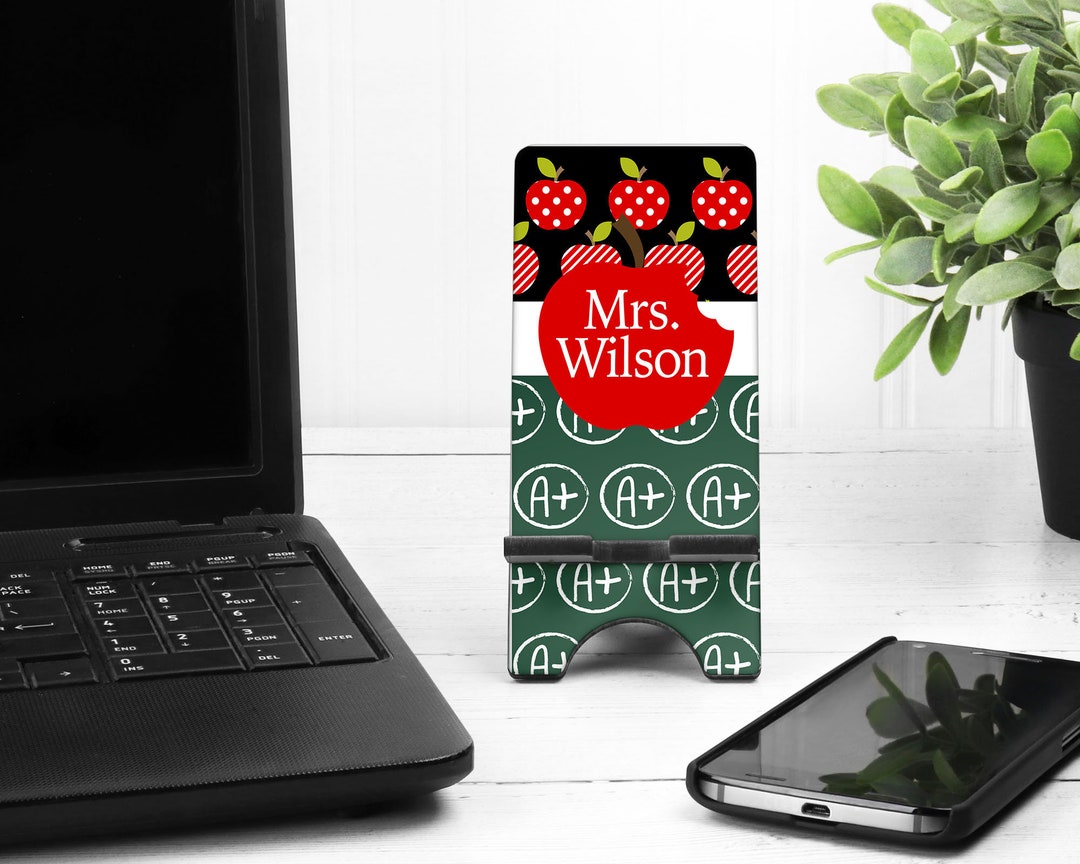 Teacher Cell Phone Stand. Custom Teacher Gift Personalized Teacher Gift ...