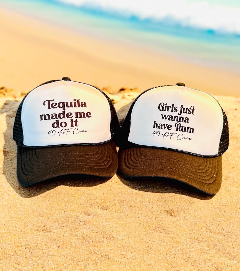 Party Trucker Hats | Bachelorette, Birthday 21 30 40 50 60 Favors - Etsy