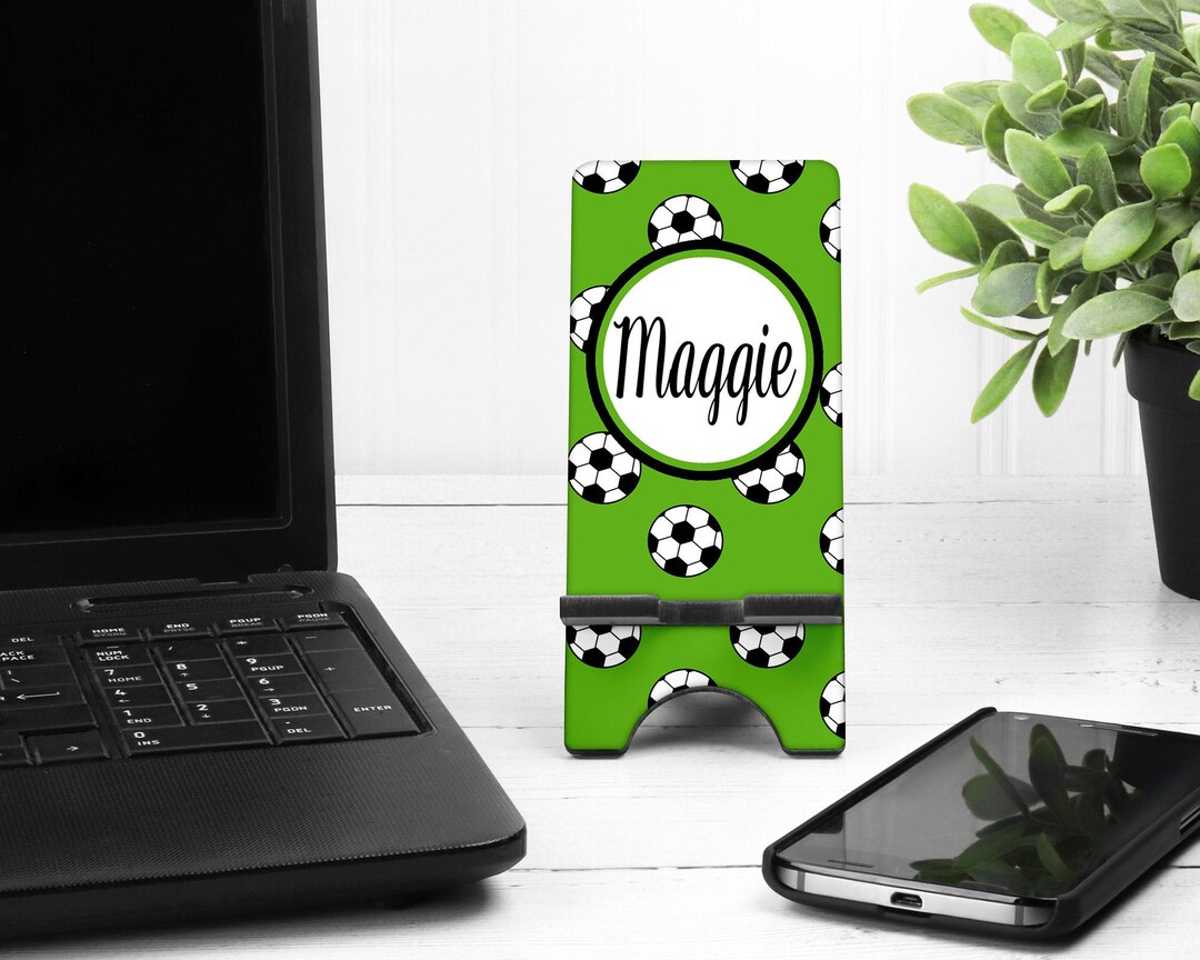 Soccer Phone Stand. Soccer Team Gift, Soccer Mom Gift, Soccer Coach ...