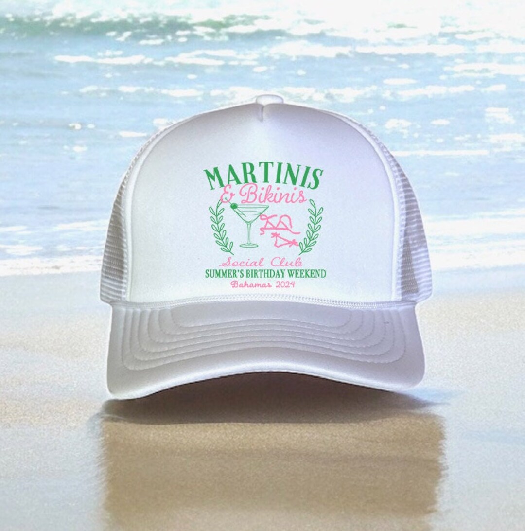 Martini Party Hats | Bikinis and Martini Bachelorette Party Hats ...