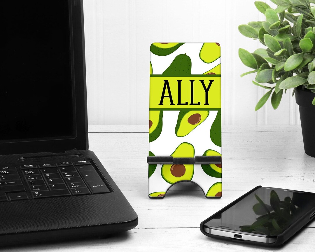 Avocado Cell Phone Stand. Custom Cell Phone Stand Great Chef - Etsy