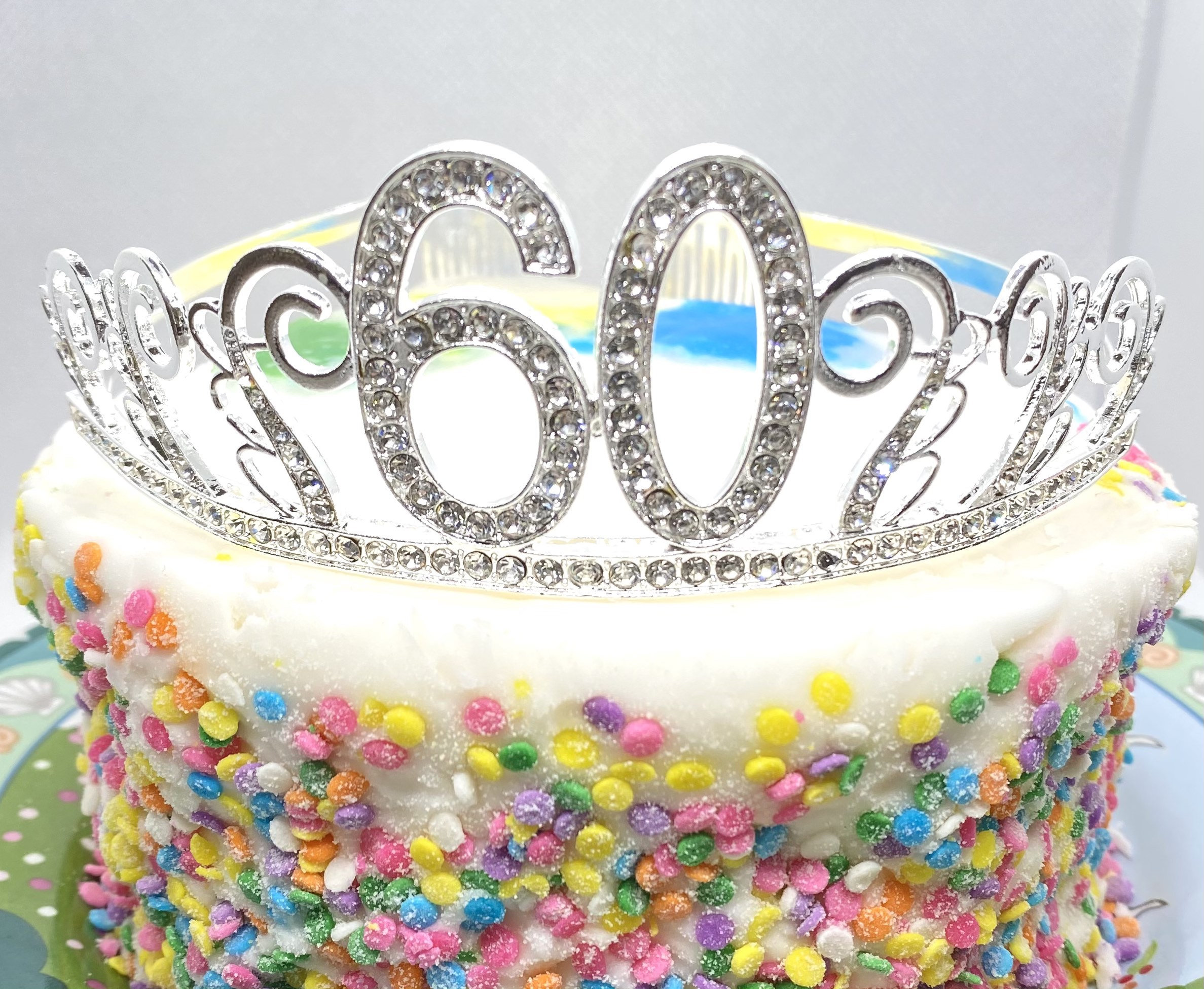 60th Birthday Tiara, 60 Crown, 60th Party Decoration, Birthday Gift! - Etsy