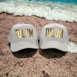 Large Letters Custom Trucker Hat | Beach Birthday Hat | Bachelorette ...