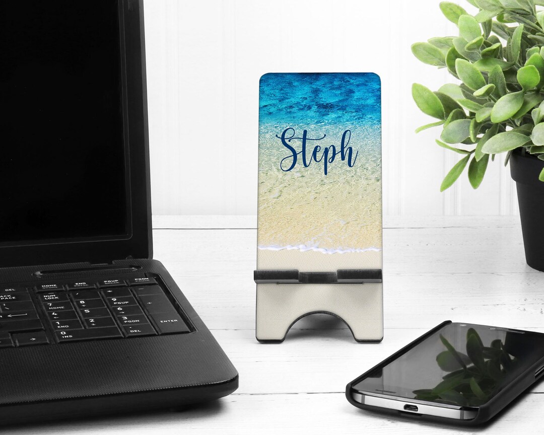 Beach Lover Phone Stand. Custom Phone Stand, Personalized Phone Stand ...