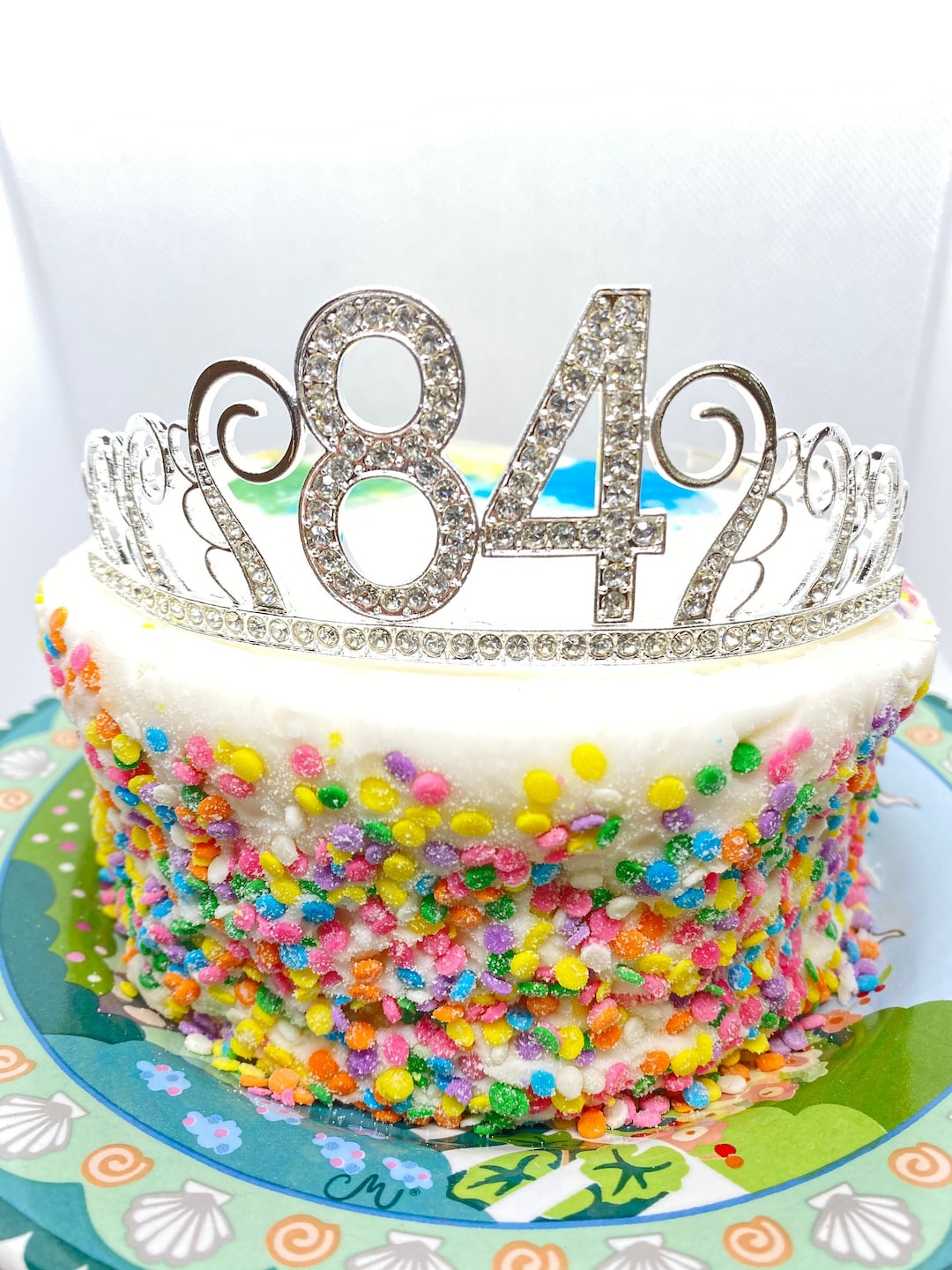 84th Birthday Tiara, Birthday 84 Cake Topper, 84th Birthday Party Tiara ...