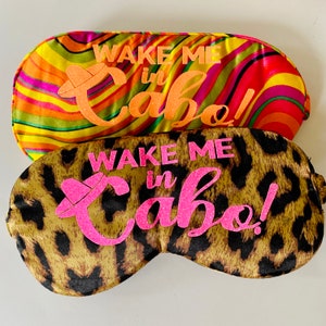 Glitter Cabo Sleep Mask Great Cabo Bachelorette or Birthday Party ...