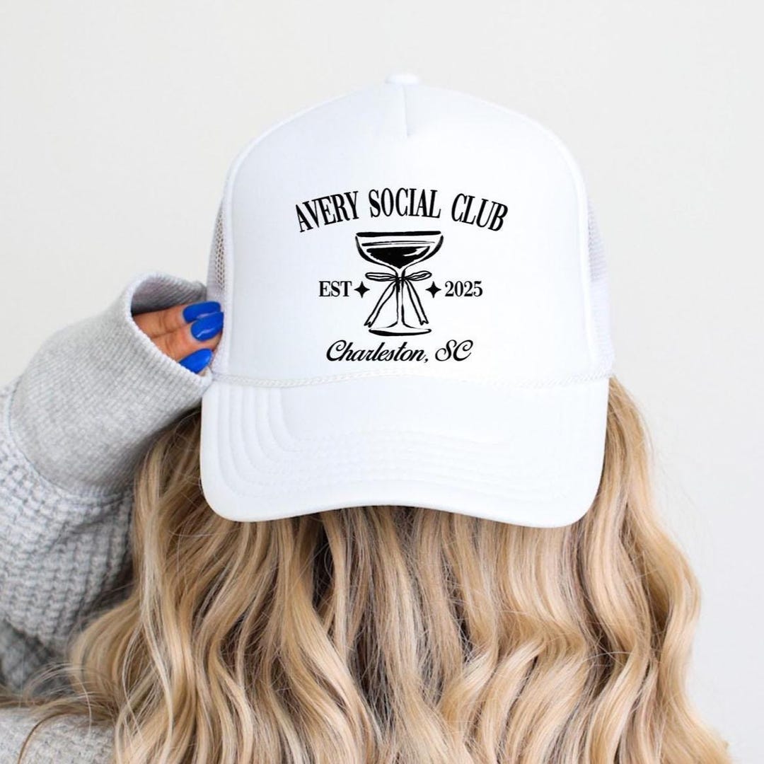 Bach Club Party Hat | Bachelorette Trucker Hats | Toast on the Coast ...