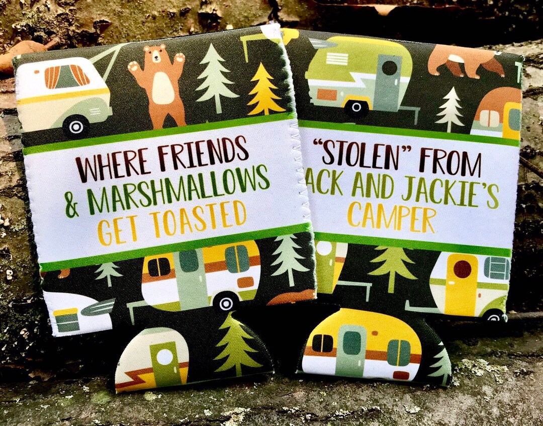 Camping Party Huggers. Bachelorette or Bachelor Camping Party Favors ...