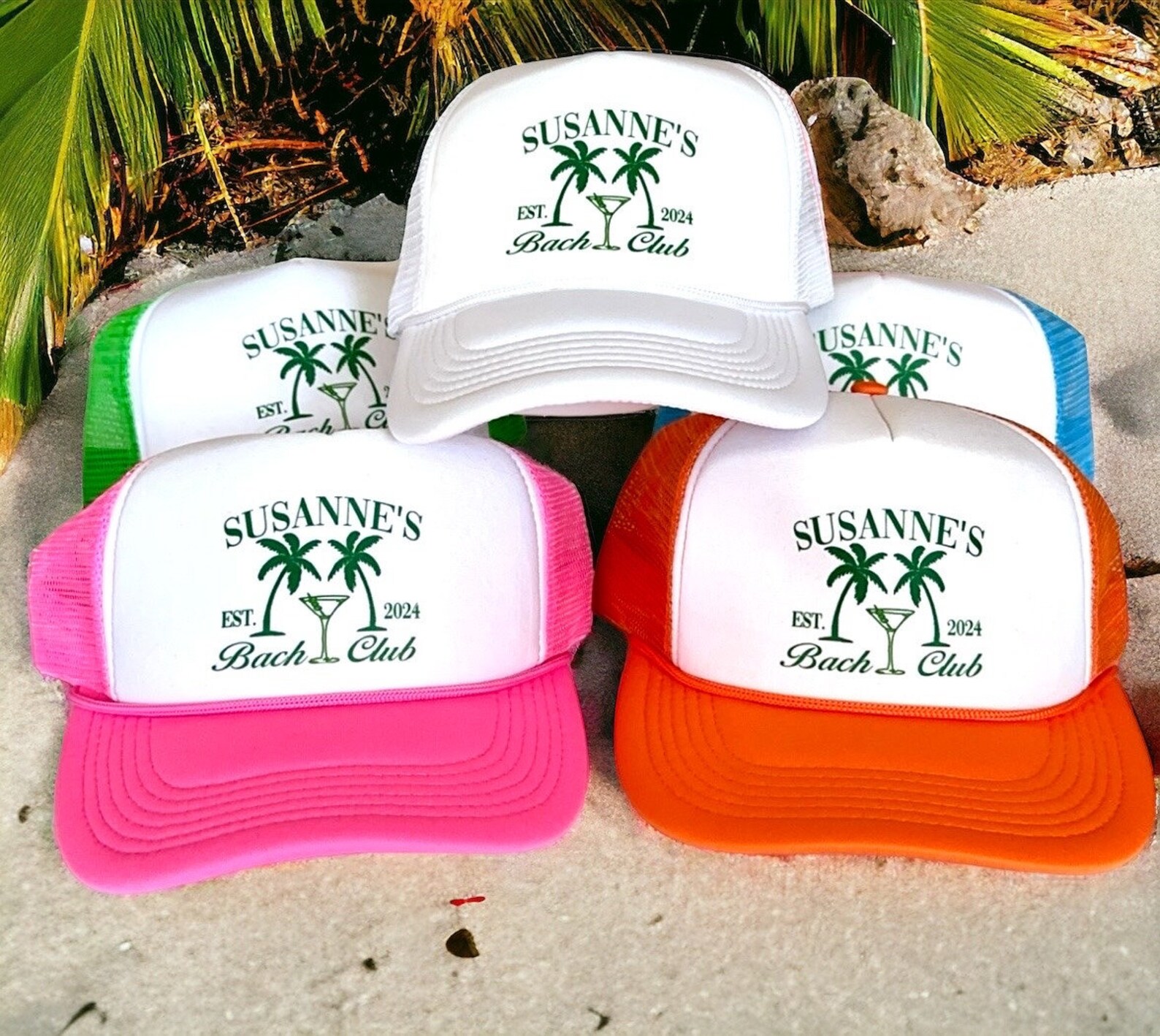 Coastal Party Trucker Hat | Last Toast Party Hat | Bachelorette Trucker ...
