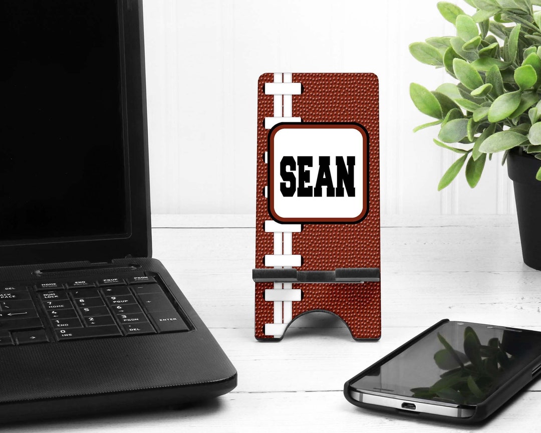 Football Phone Stand. Personalized Coach's Gift. Custom Football Team ...