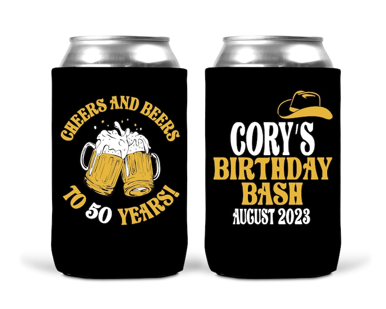 Beers and Cheers Party Favors. 21 30 40 50 Birthday Favors! Cowboy ...