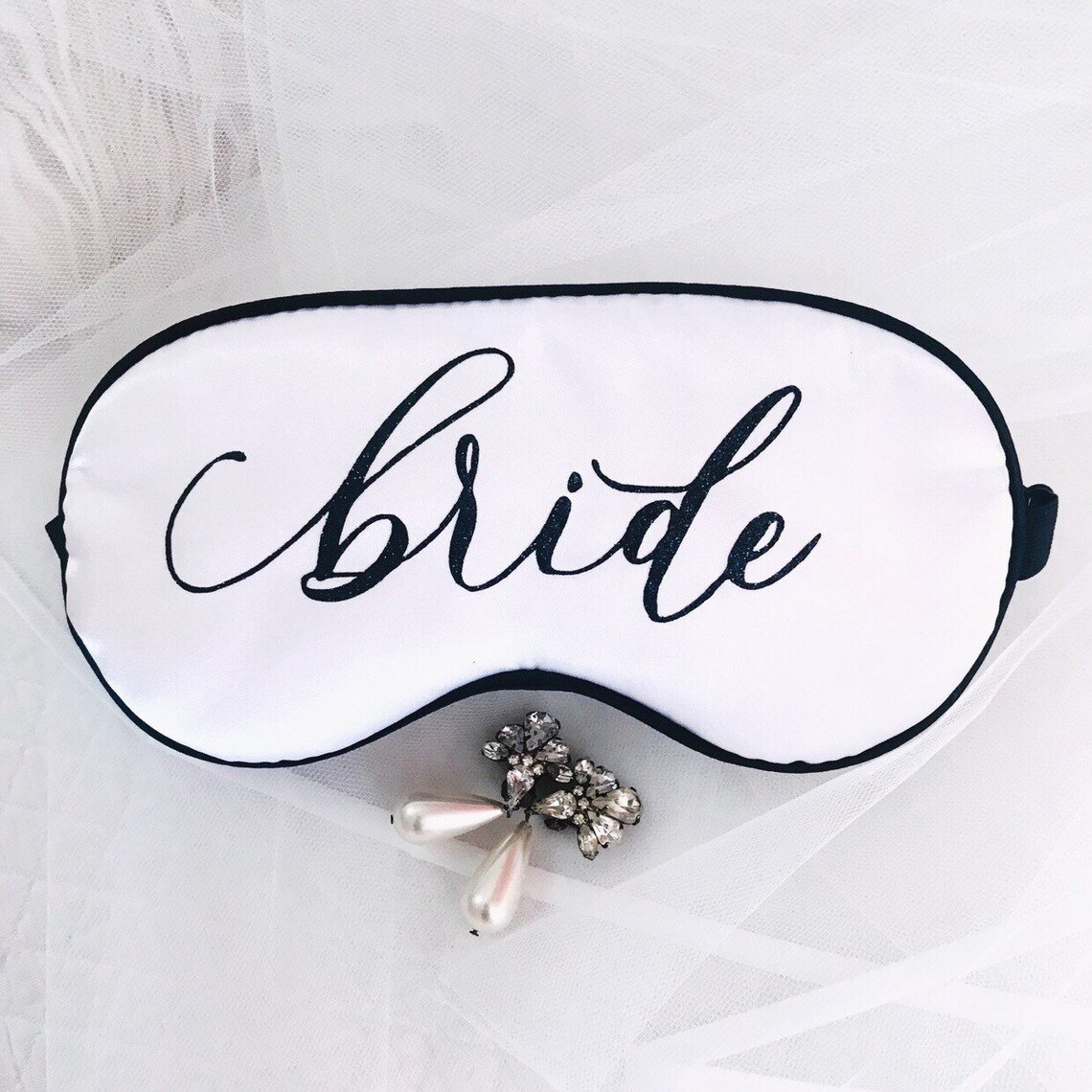 Glitter Bride Sleep Mask Great Bridal Shower Gift. Perfect | Etsy