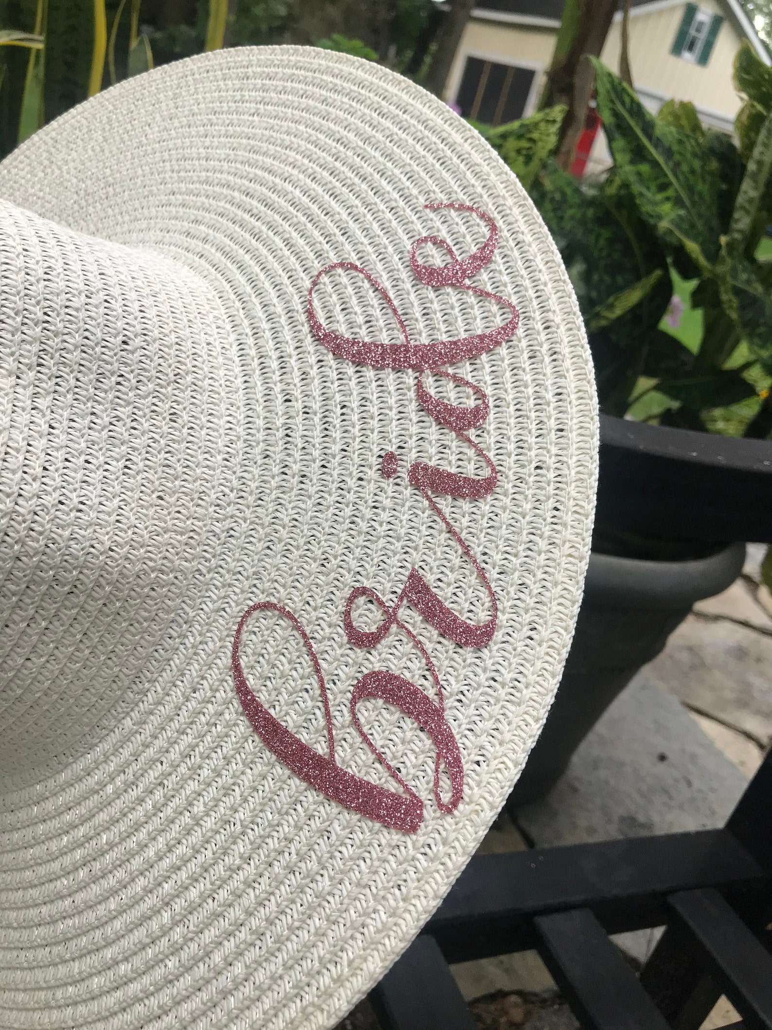 Beach Party Hat / Heart Sunglasses /bachelorette Hat | Bride Beach Hat ...