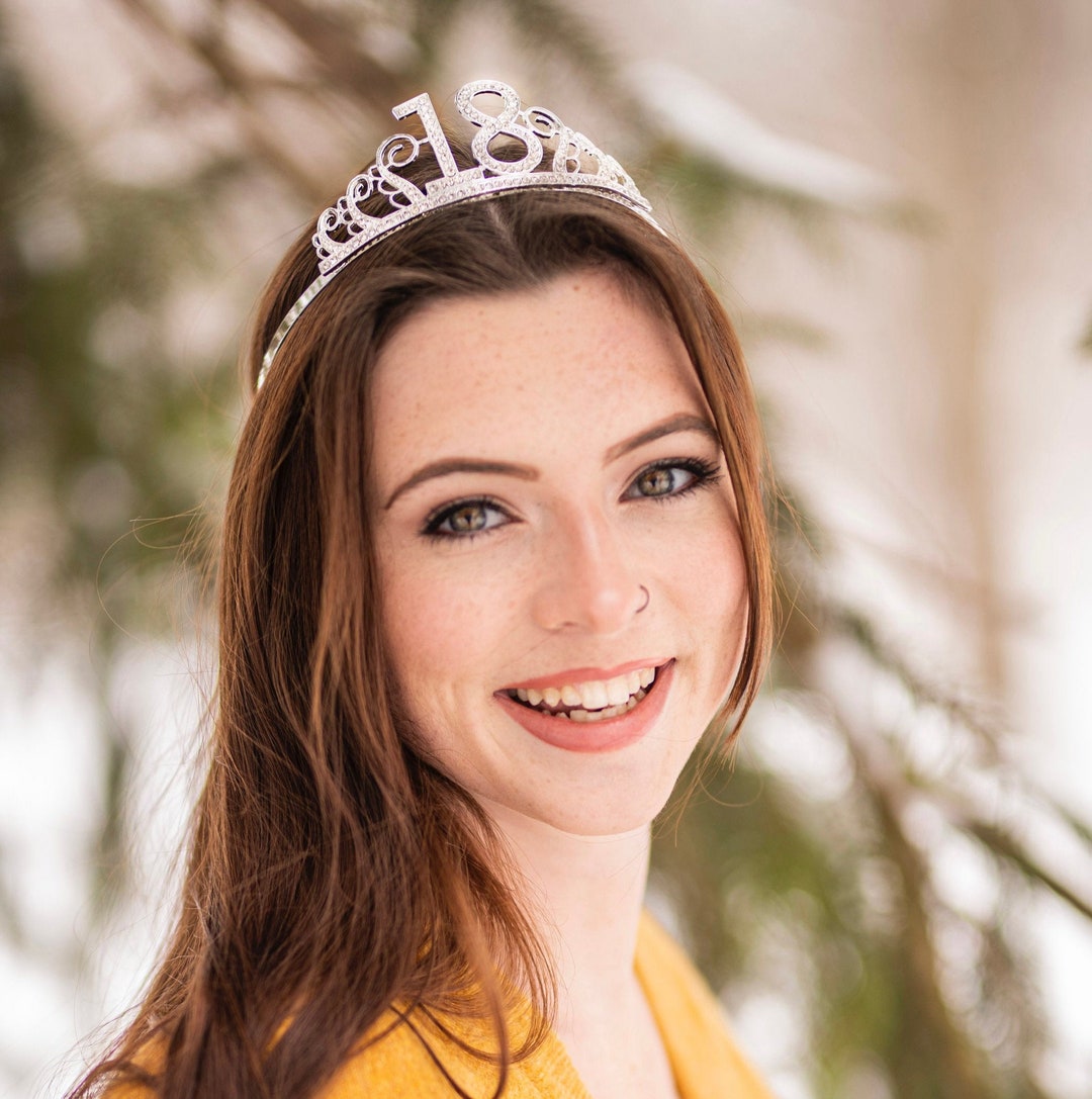 18th Birthday Tiara, 18 Birthday Headband, 18 Birthday Party Tiara ...
