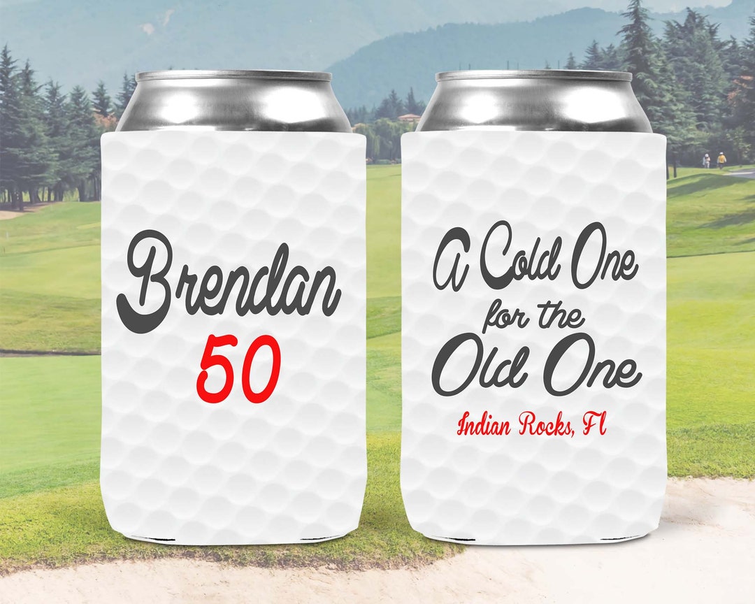 Golf Party Drink Holder. Personalized Golf Bachelor or Birthday Party ...