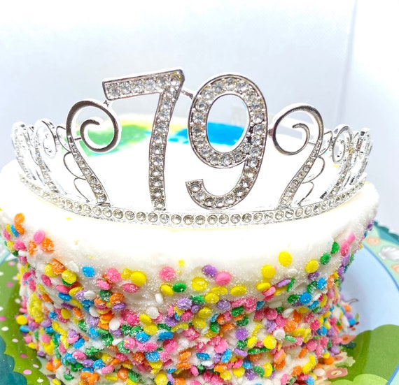 79 Birthday Tiara 79th Birthday Gift 79th Birthday Party - Etsy