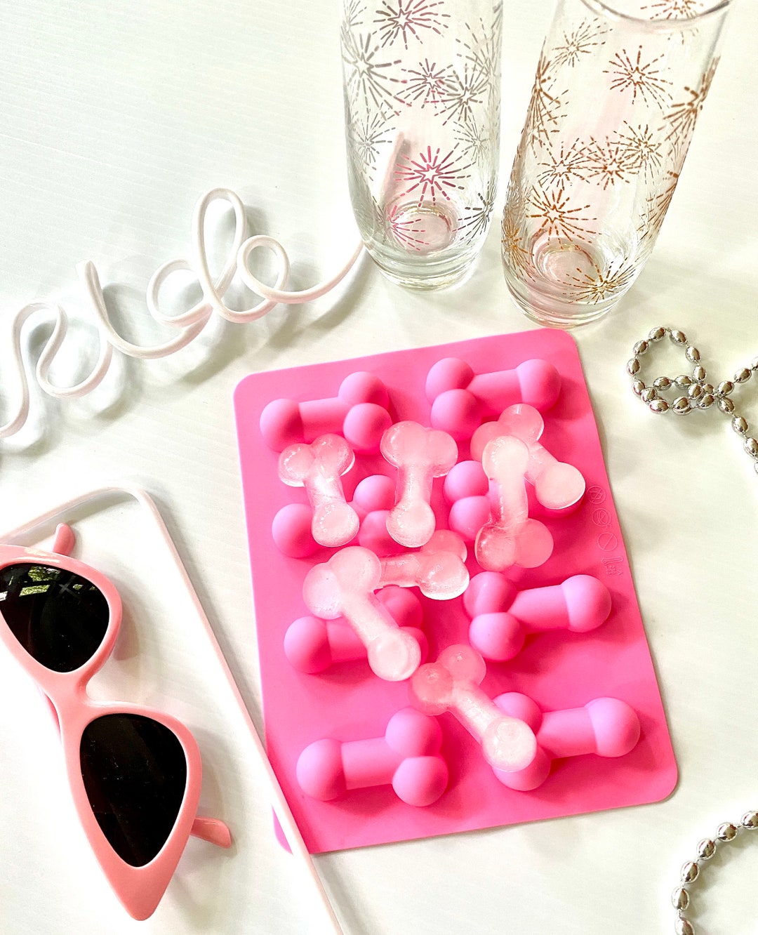 Penis Ice Cube Trays, Penis Chocolate Mold, Penis Ice Mold, Dick ...