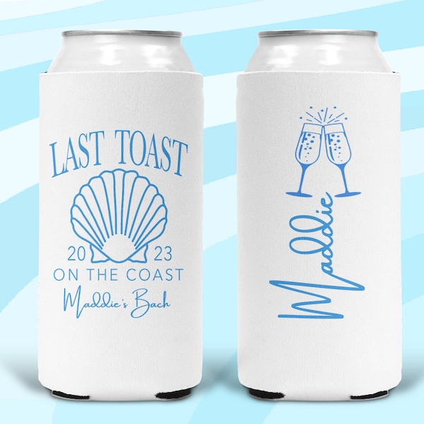 Last Toast on the Coast Coozie - Etsy