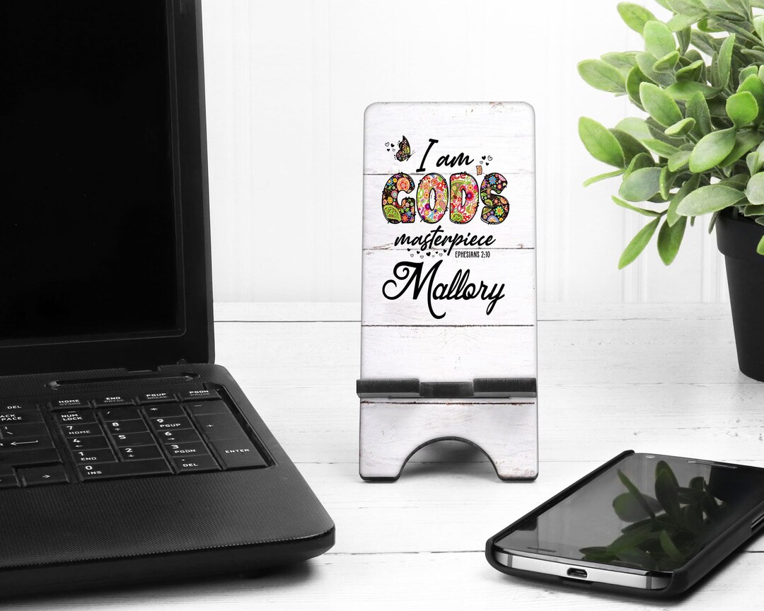 Christian Phone Stand. Custom Christian Phone Stand, Personalized ...