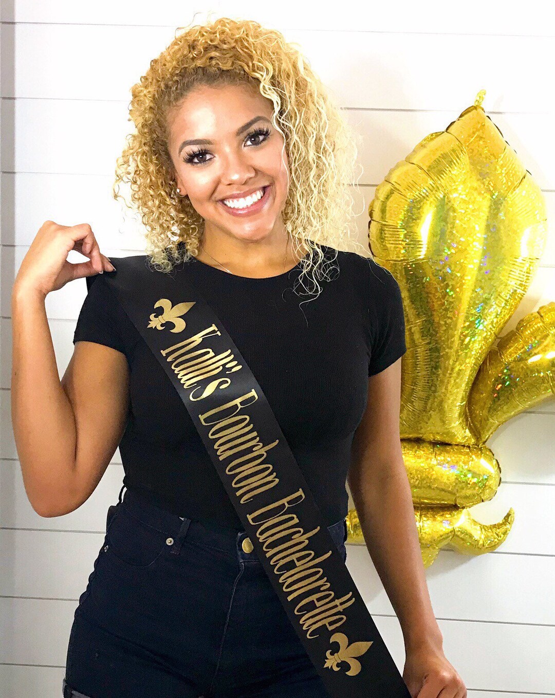NOLA Party 4 Satin Sash. Birthday or Bride to Be Sash. Bachelorette ...
