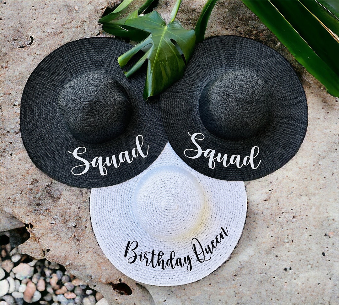 Beach Party Hat Birthday Girl Hat Birthday Favors Bride Beach Hat ...