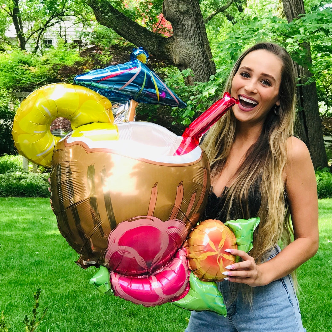 Tropical Drink Balloon | Bachelorette Party Decoration | Tropical ...