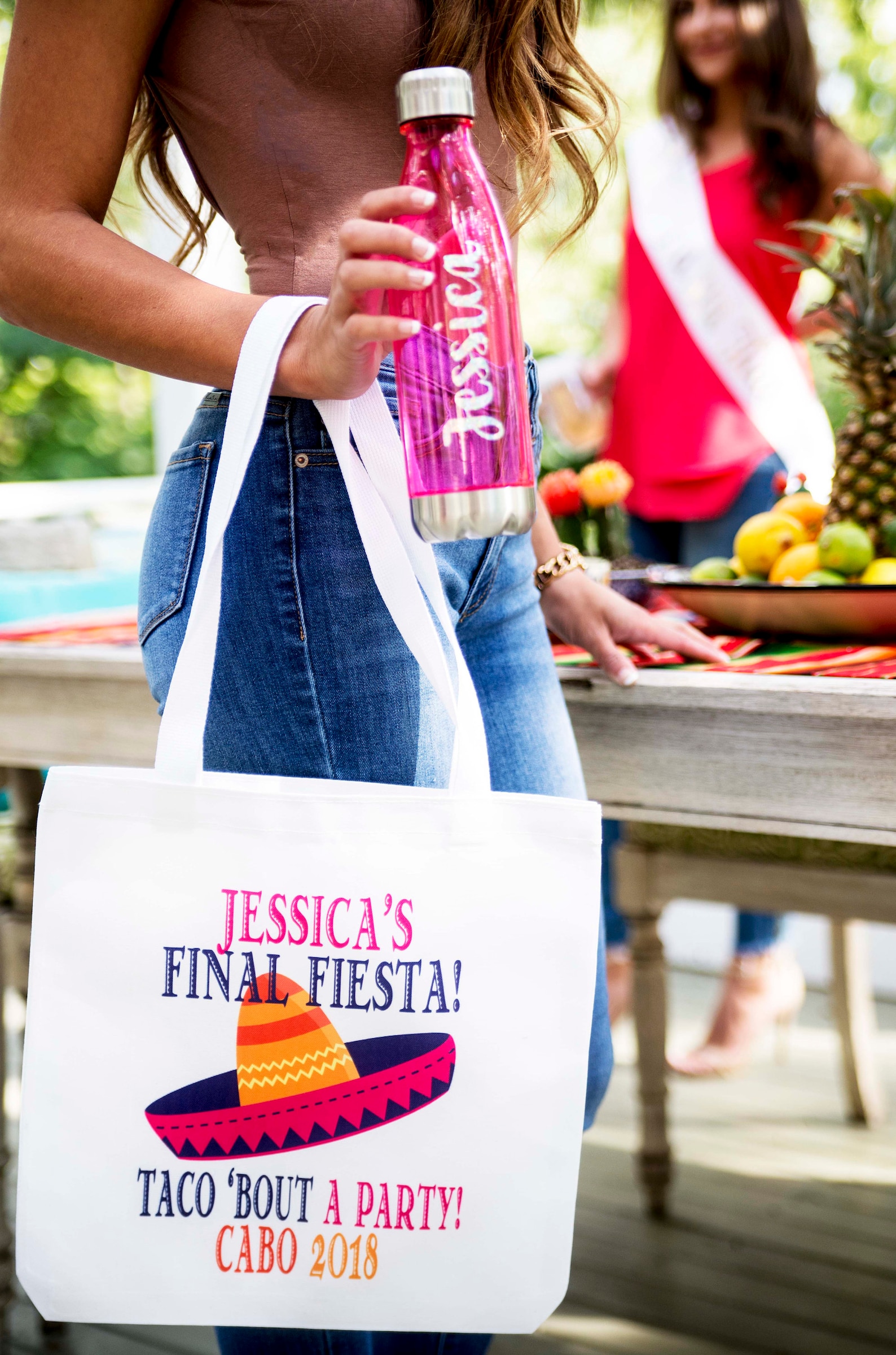 Fiesta Tote Bag. Mexican Party Favors! Fiesta Bachelorette or Girls ...