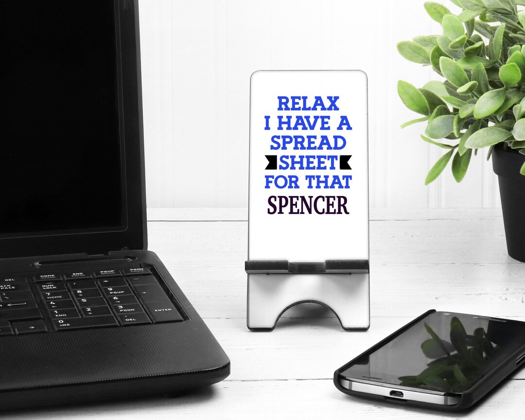 Accountant Phone Stand. Personalized Accountant Gift. Custom CPA Gift ...