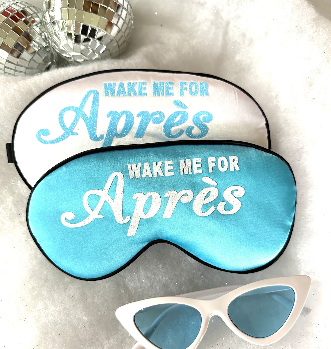 Ski Sleep Mask! Apres Ski Theme Bachelorette or Birthday Party FAVORS ...