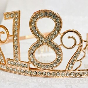 18th Birthday Tiara, 18 Birthday Headband, 18 Birthday Party Tiara ...