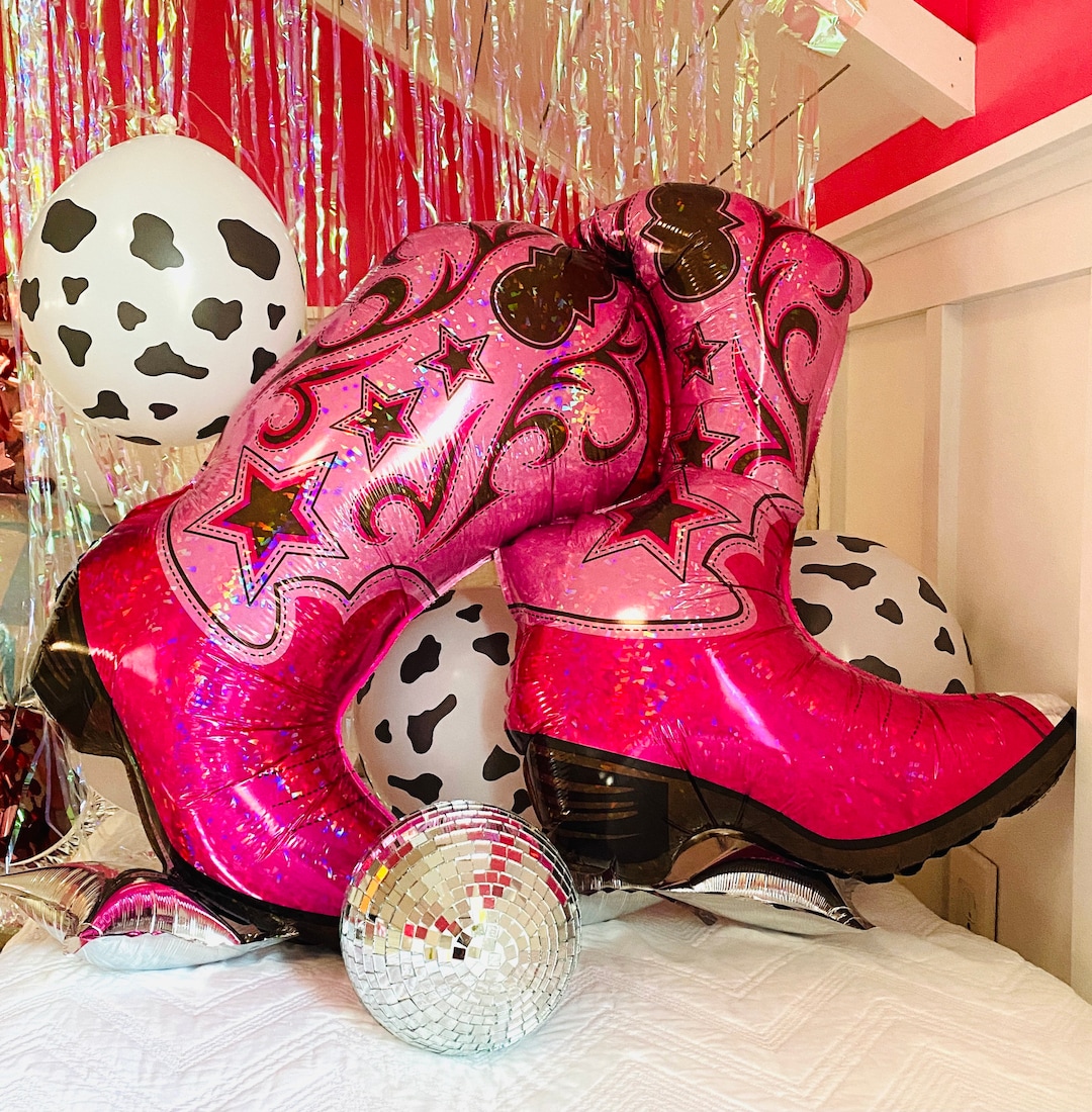 Boots Balloon | Cowgirl Bachelorette Party Decoration | Nashville or ...