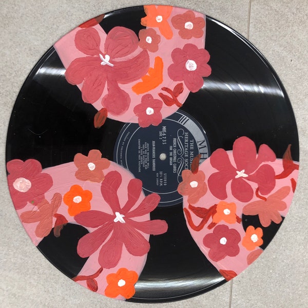 Painted Records - Etsy