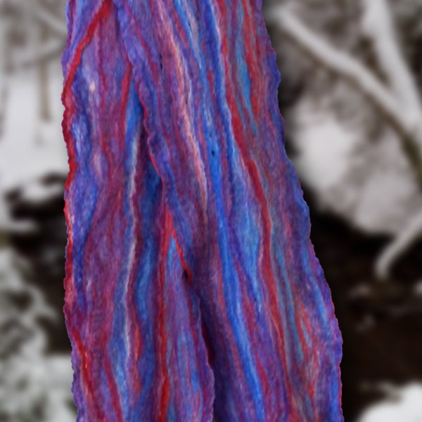 Cobweb Felted Scarf - Etsy