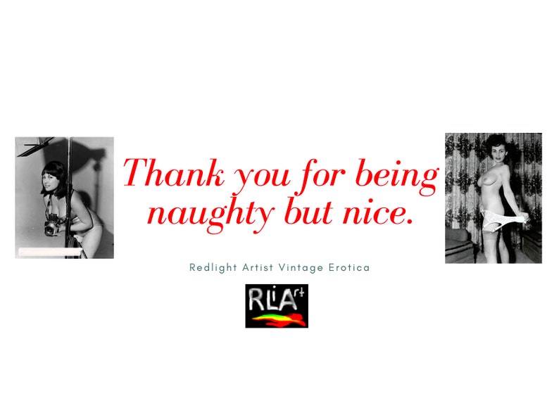 Novelty Erotic Sexy Thank You Postcard Vintage Photos Mature Etsy Uk