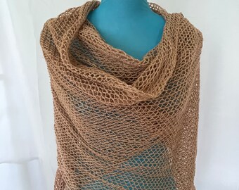 Comfy Luxurious Hand Knit Mohair Silk Mesh Shawl - Etsy