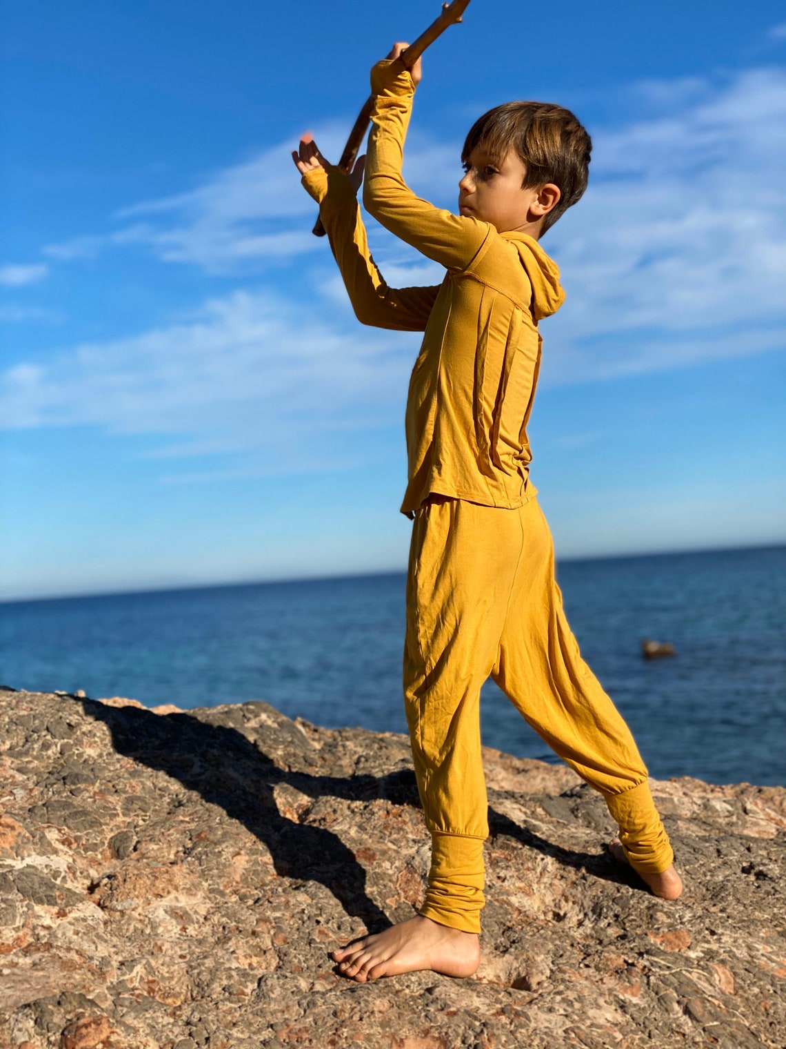 NINJA Kids Suit Set Ninja Clothing Long Sleeve Hoodies for Kids & Harem ...