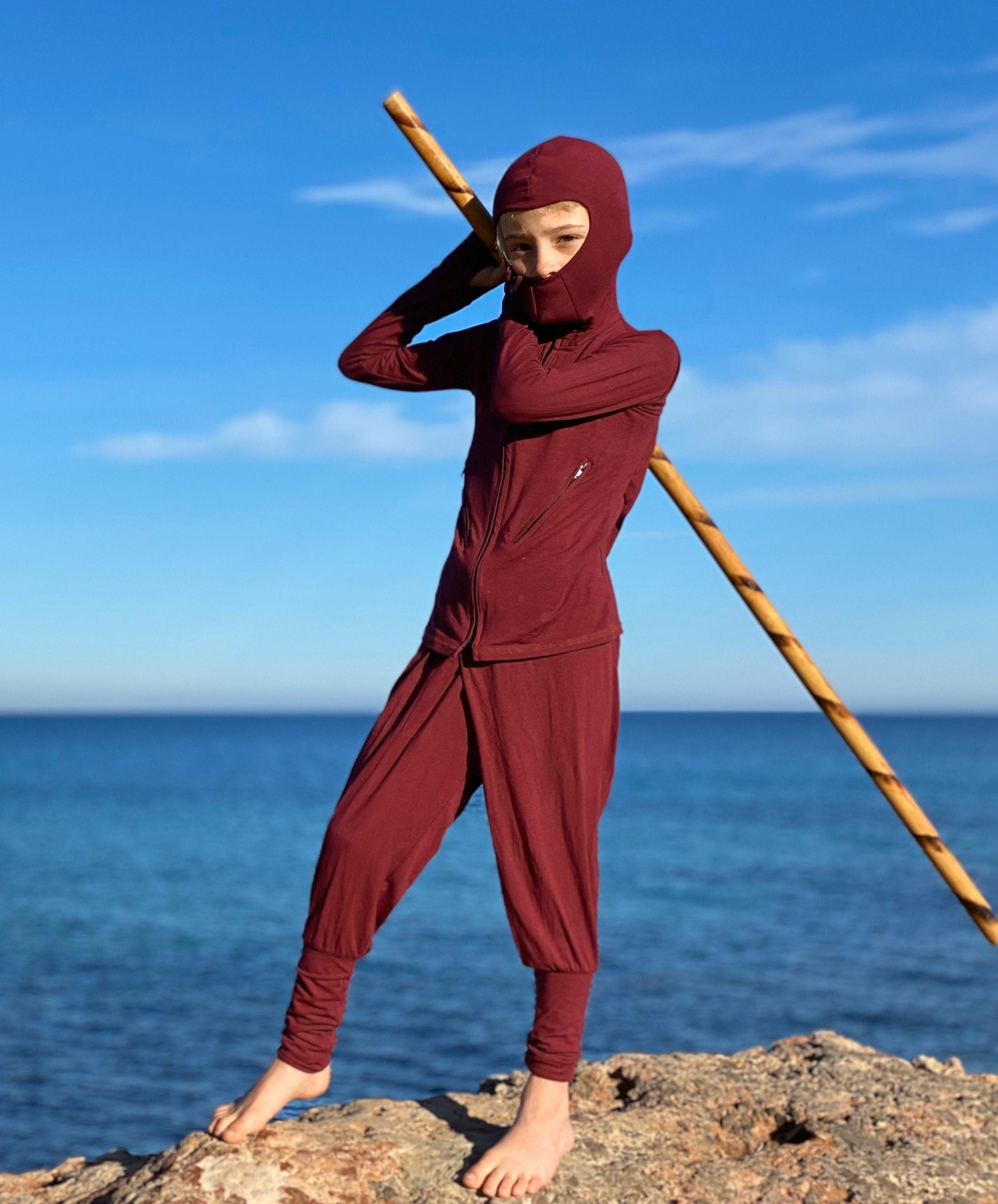 NINJA Kids Suit Set Ninja Clothing Long Sleeve Hoodies for - Etsy