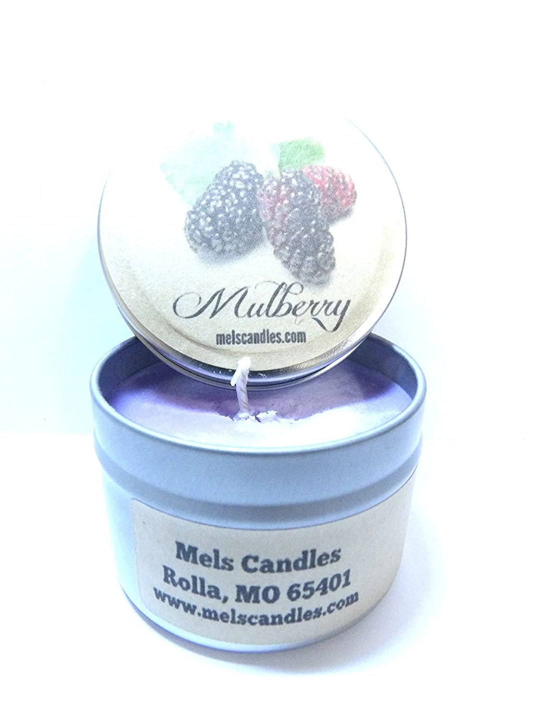 Mulberry 4oz Handmade Soy Wax Candle - Etsy UK