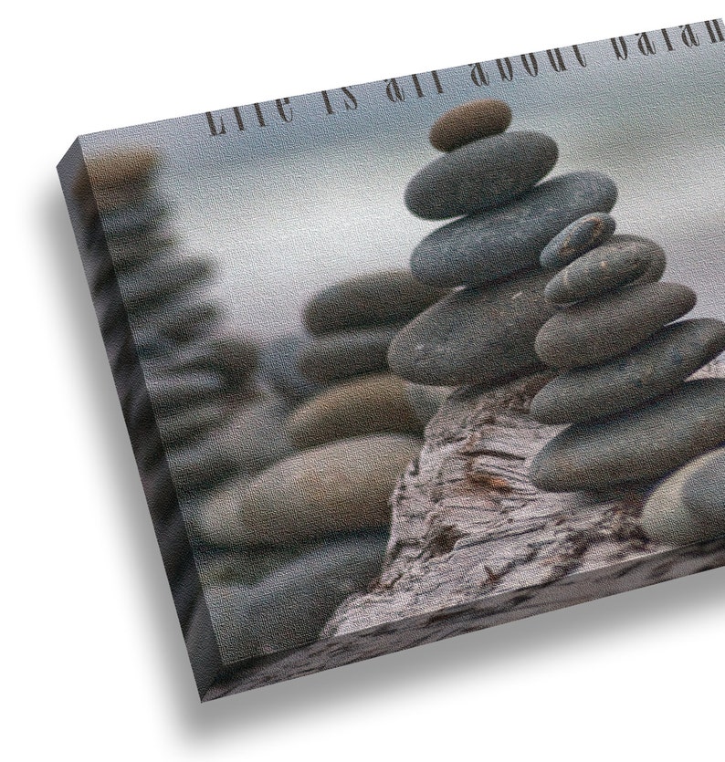 Inspirational Personalized Quotes, Balanced Rocks, Life is All About ...