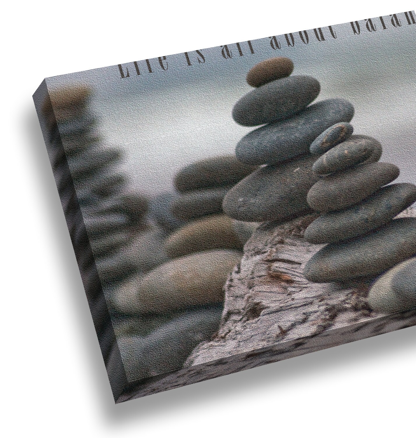 Inspirational Personalized Quotes, Balanced Rocks, Life is All About ...