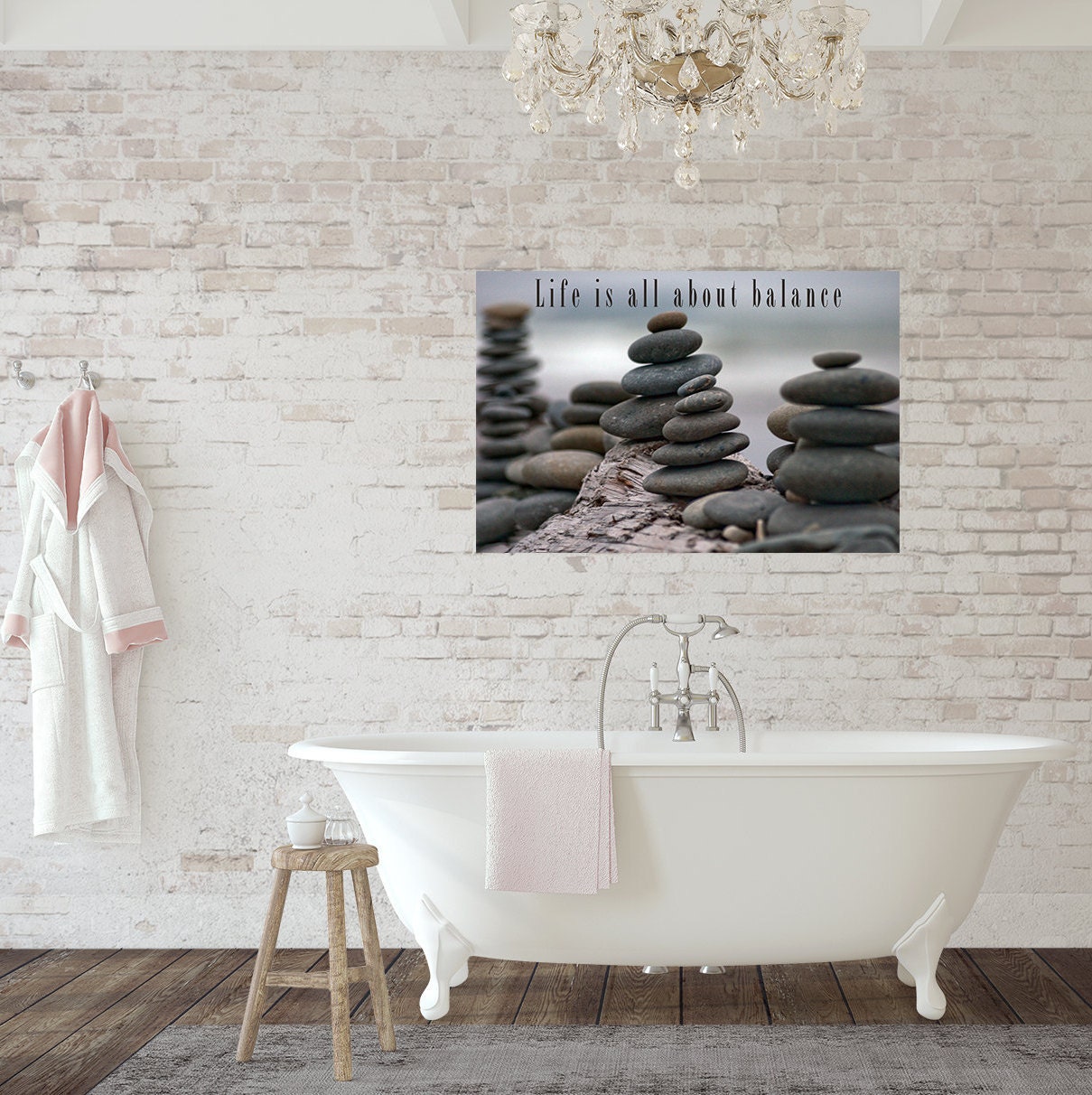 Inspirational Personalized Quotes, Balanced Rocks, Life is All About ...