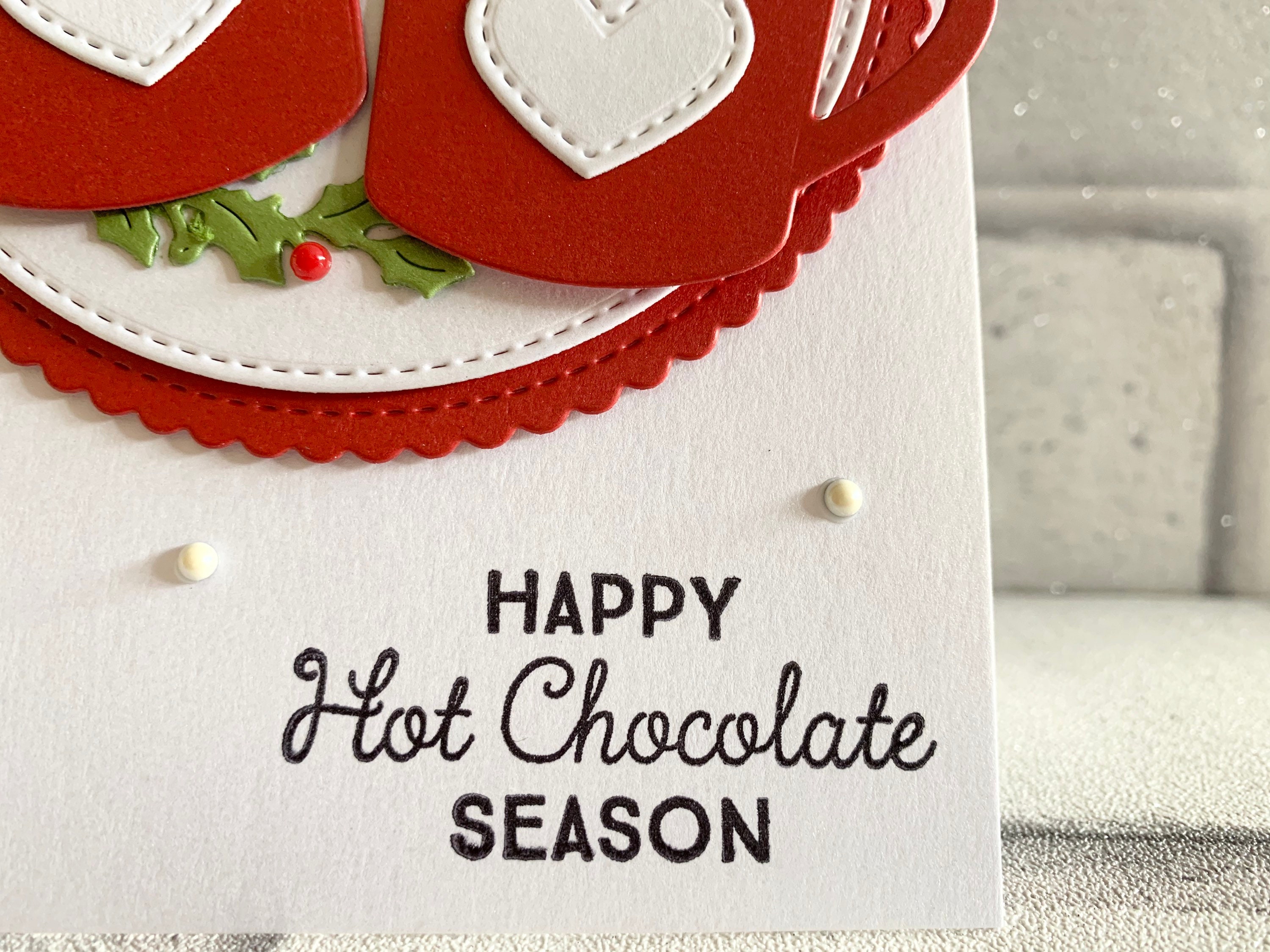 Handmade Christmas Cards X 5, Hot Chocolate, Christmas Card Packs ...