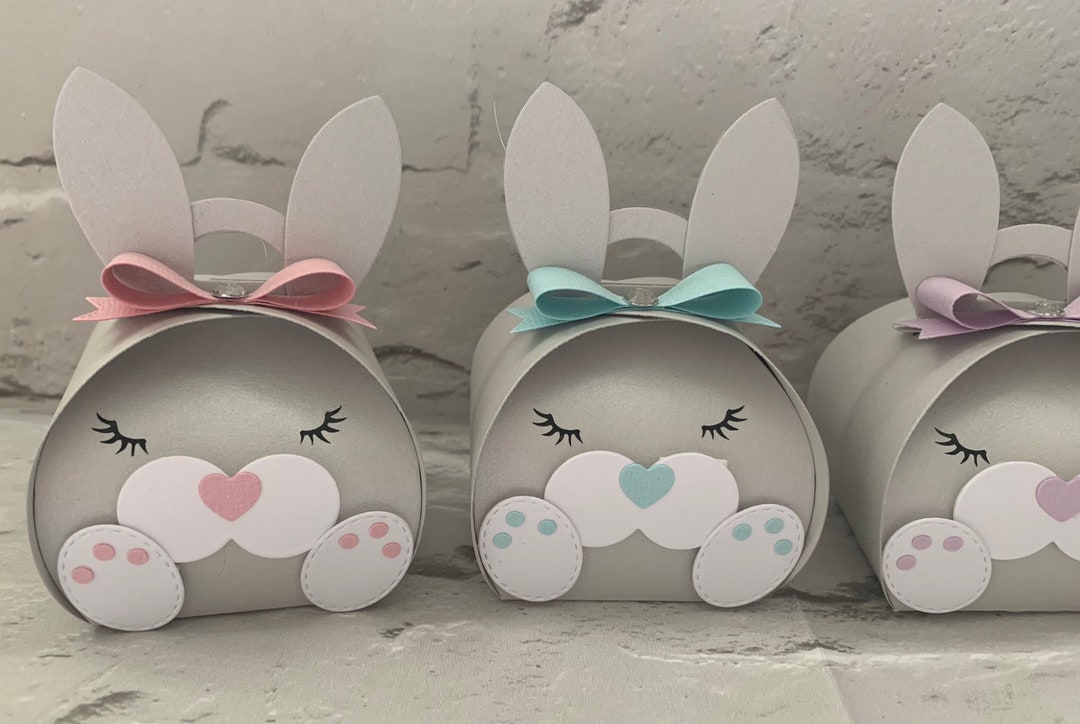 Easter Basket, Bunny Gift Box, Easter Favour, Easter Decorations ...